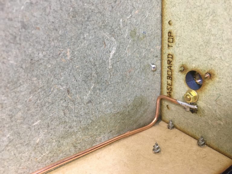 DCC power and control bus using pattern makers’ dowels with contact ...